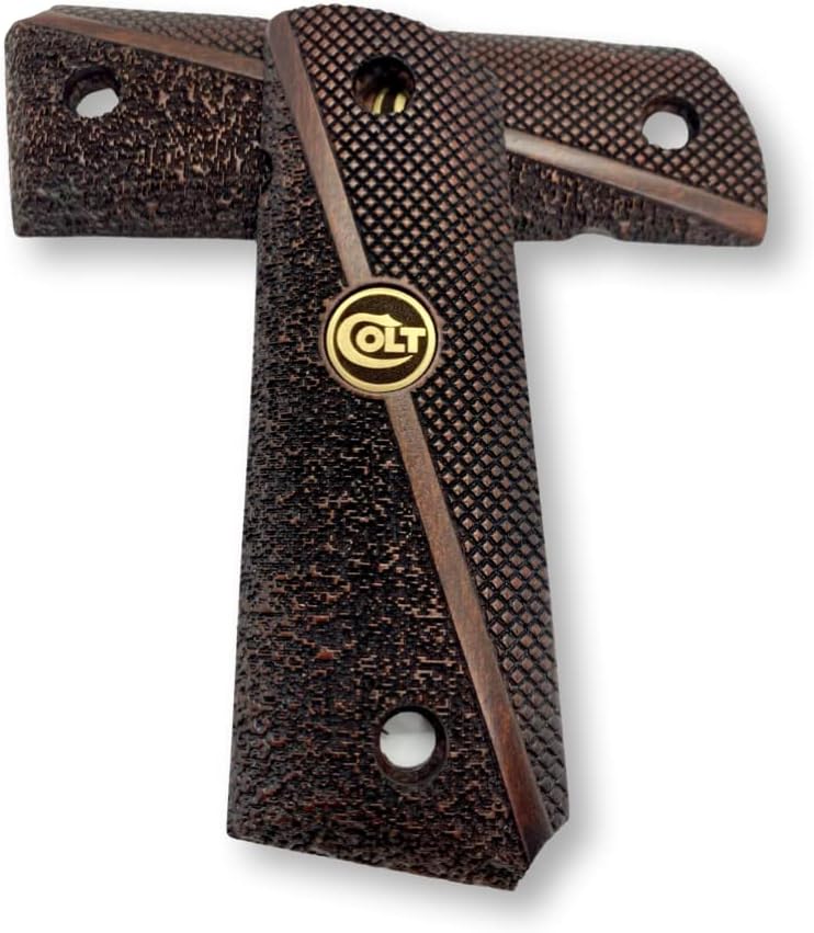 Wholesale 1911 Original Series US Logo Wooden 1911 Grips, Ambi Safety ...