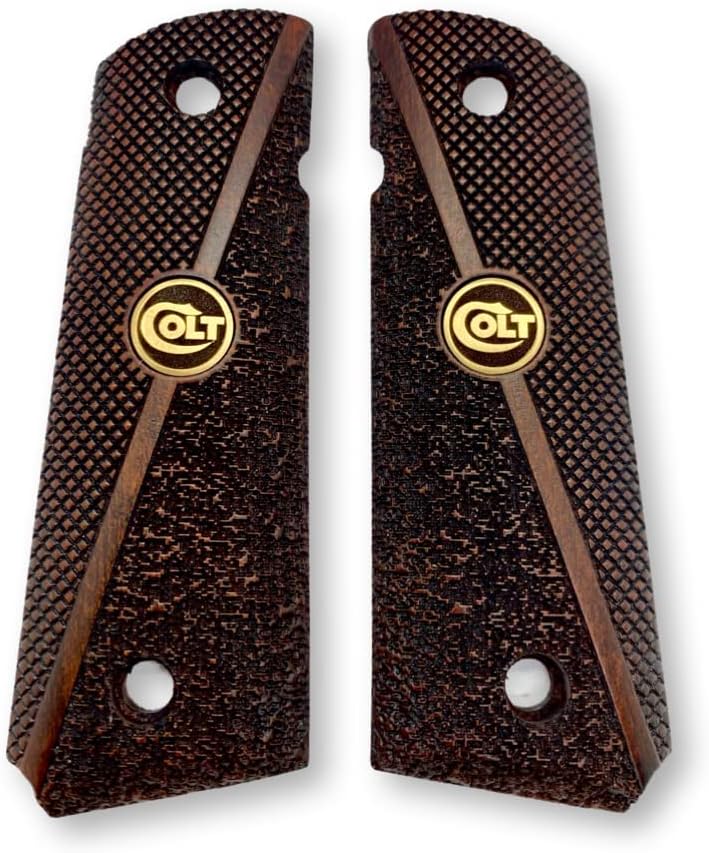 Wholesale 1911 Original Series US Logo Wooden 1911 Grips, Ambi Safety ...