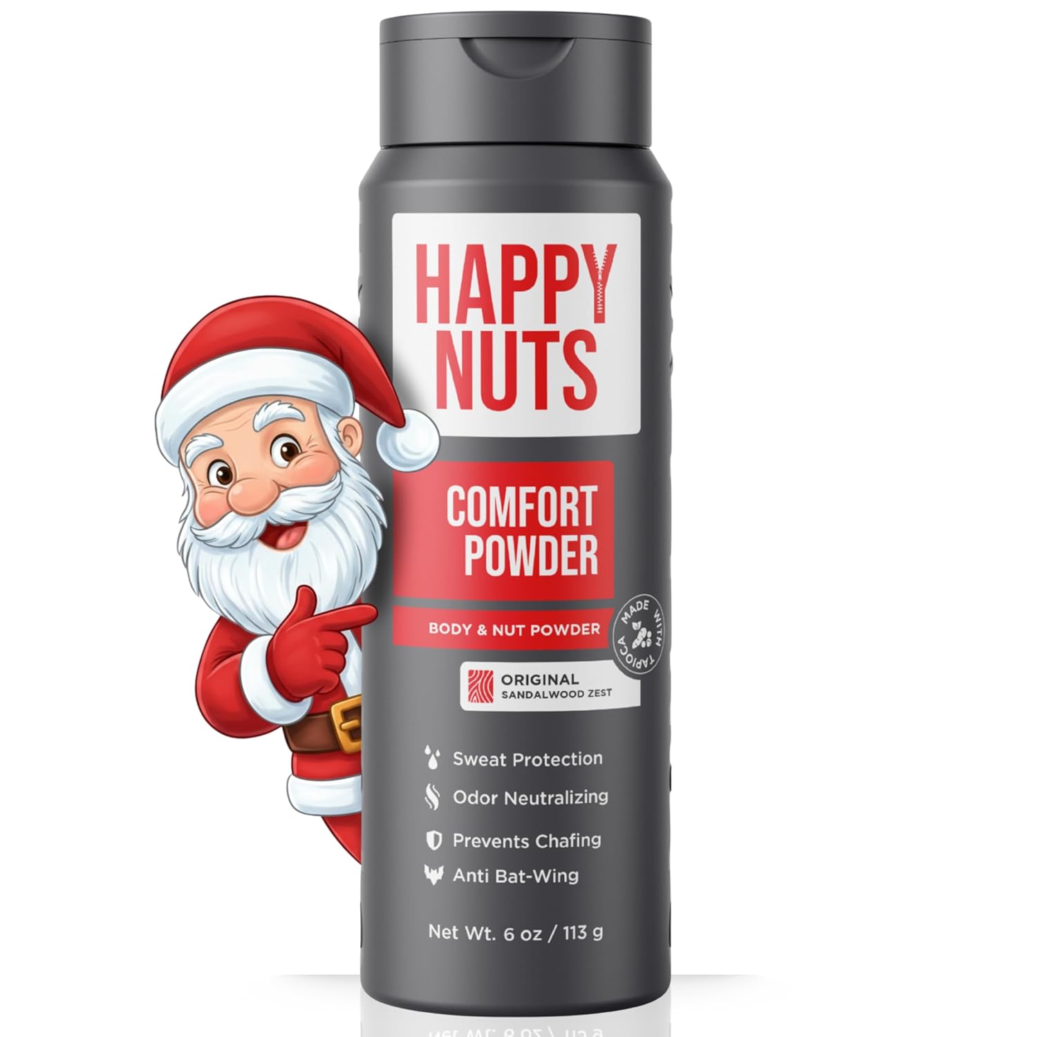 Wholesale HAPPY NUTS Comfort Powder Deodorant For Men: Anti-Chafing ...