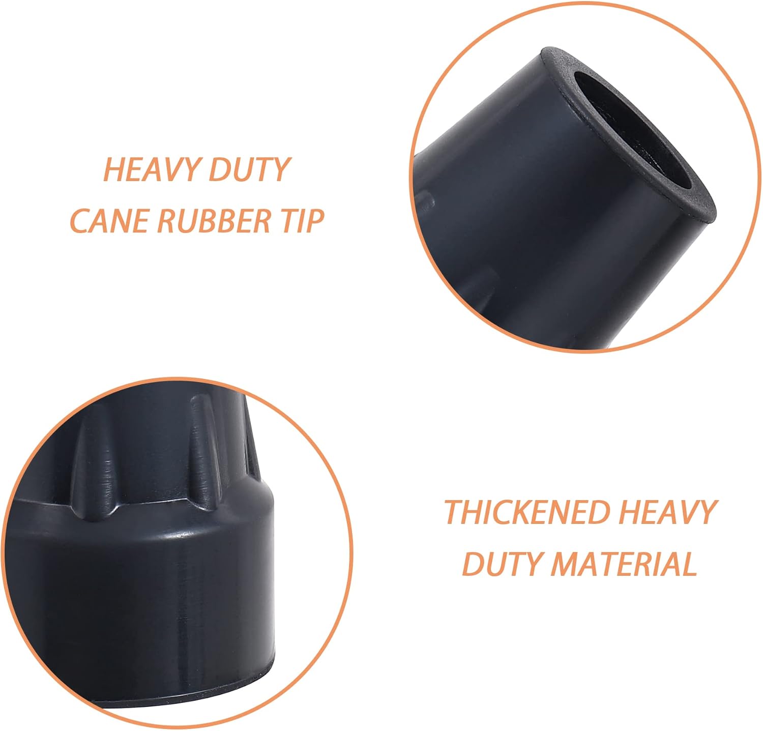 Wholesale 3/4 Inch Cane Tips Kotiorname Heavy Duty Cane Rubber Tips ...