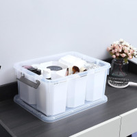 Wholesale Citylife 17 QT Plastic Storage Bins Clear Storage Box with ...