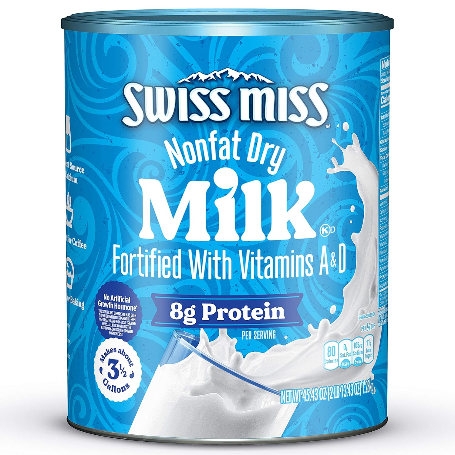 Wholesale Swiss Miss Shelf Stable Nonfat Dry Powdered Milk, Hot Cocoa ...