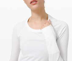 Wholesale Lululemon Swiftly Tech Long Sleeve Crew 2 White | Supply ...