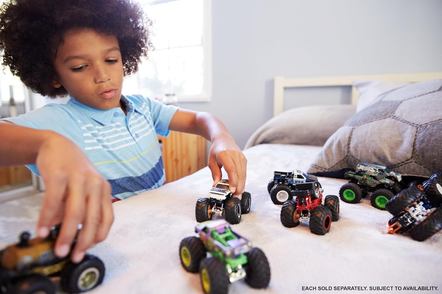 Wholesale Hot Wheels Monster Trucks Set, 1 Toy Truck in 1:64 Scale & 1 ...