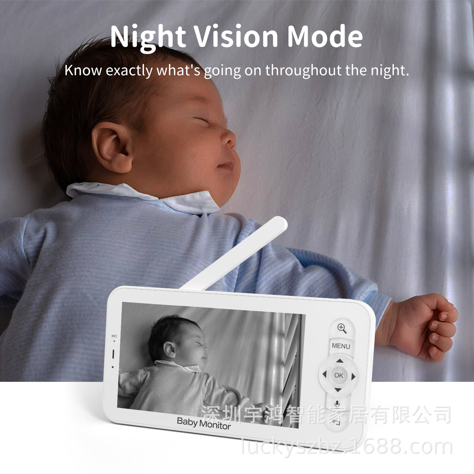 Wholesale cross-border baby monitor high-definition wireless child ...