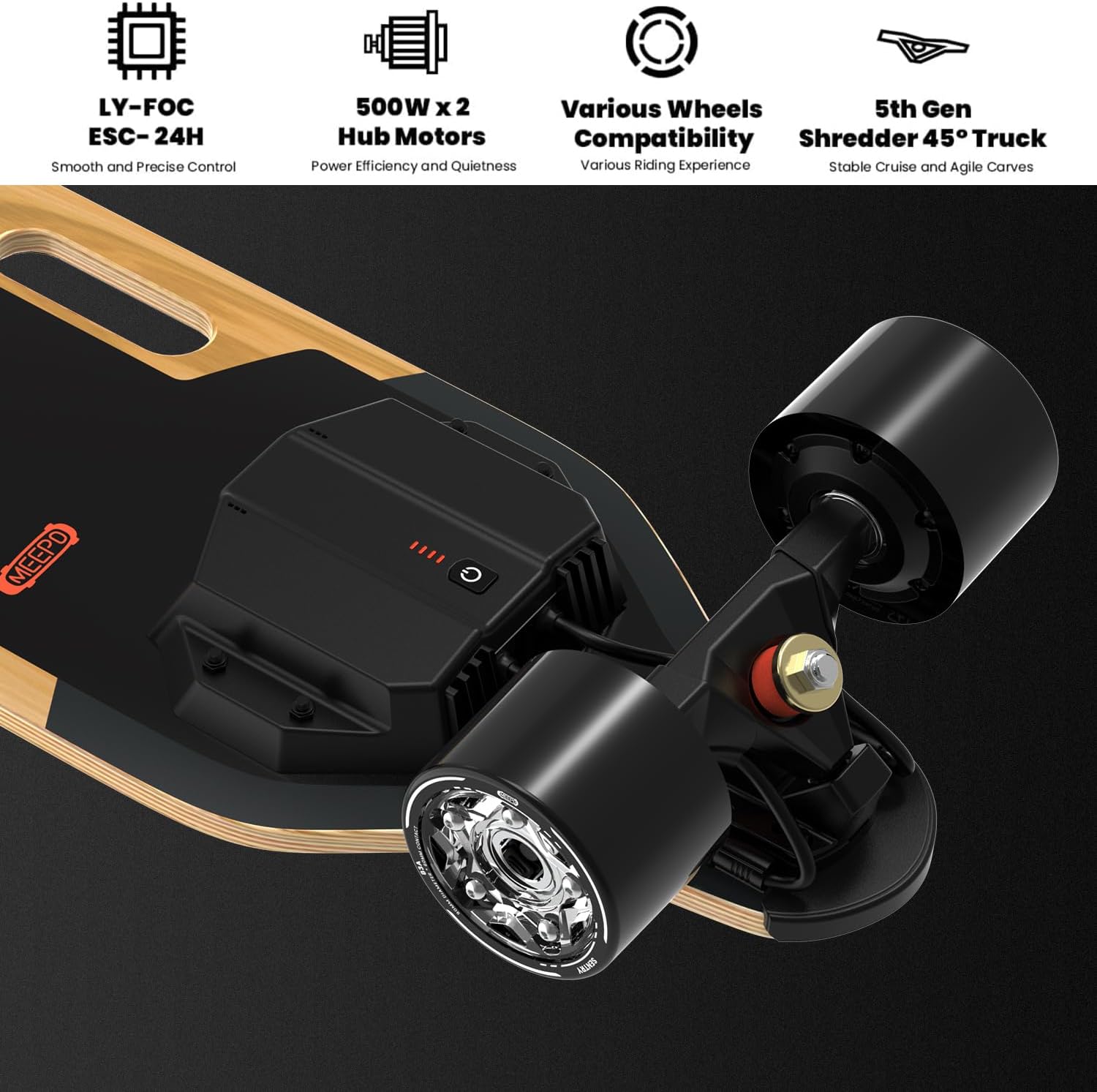Wholesale MEEPO Campus V3 Series/Envy Electric Skateboard with Remote ...