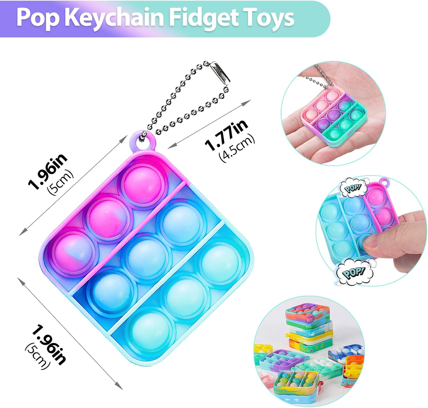 Wholesale Pop Fidget Toys Bulk Its Party Favors for Kids 4-8 8-12 30 ...
