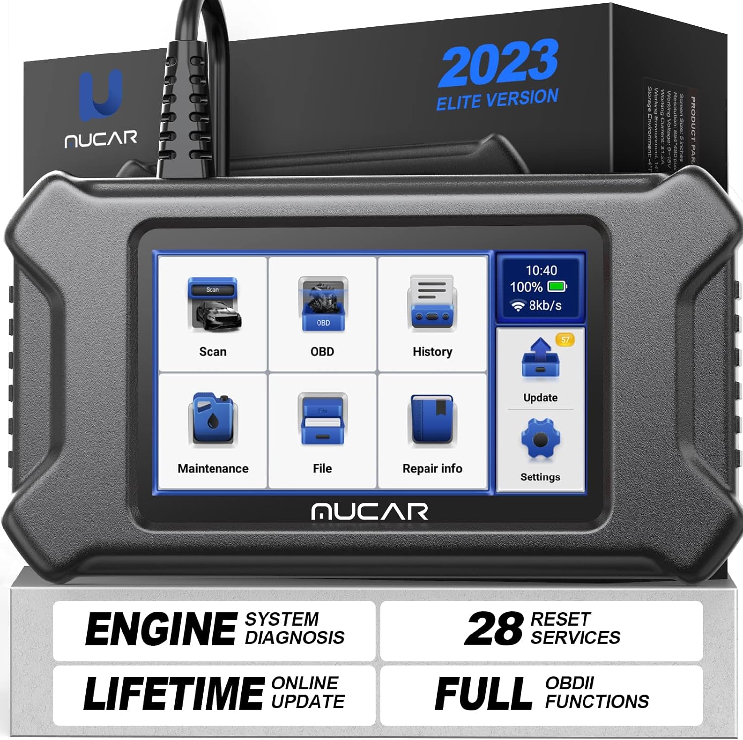 Wholesale MUCAR OBD2 Scanner CS90 Scan Tool, Car Diagnostic Scanner ...