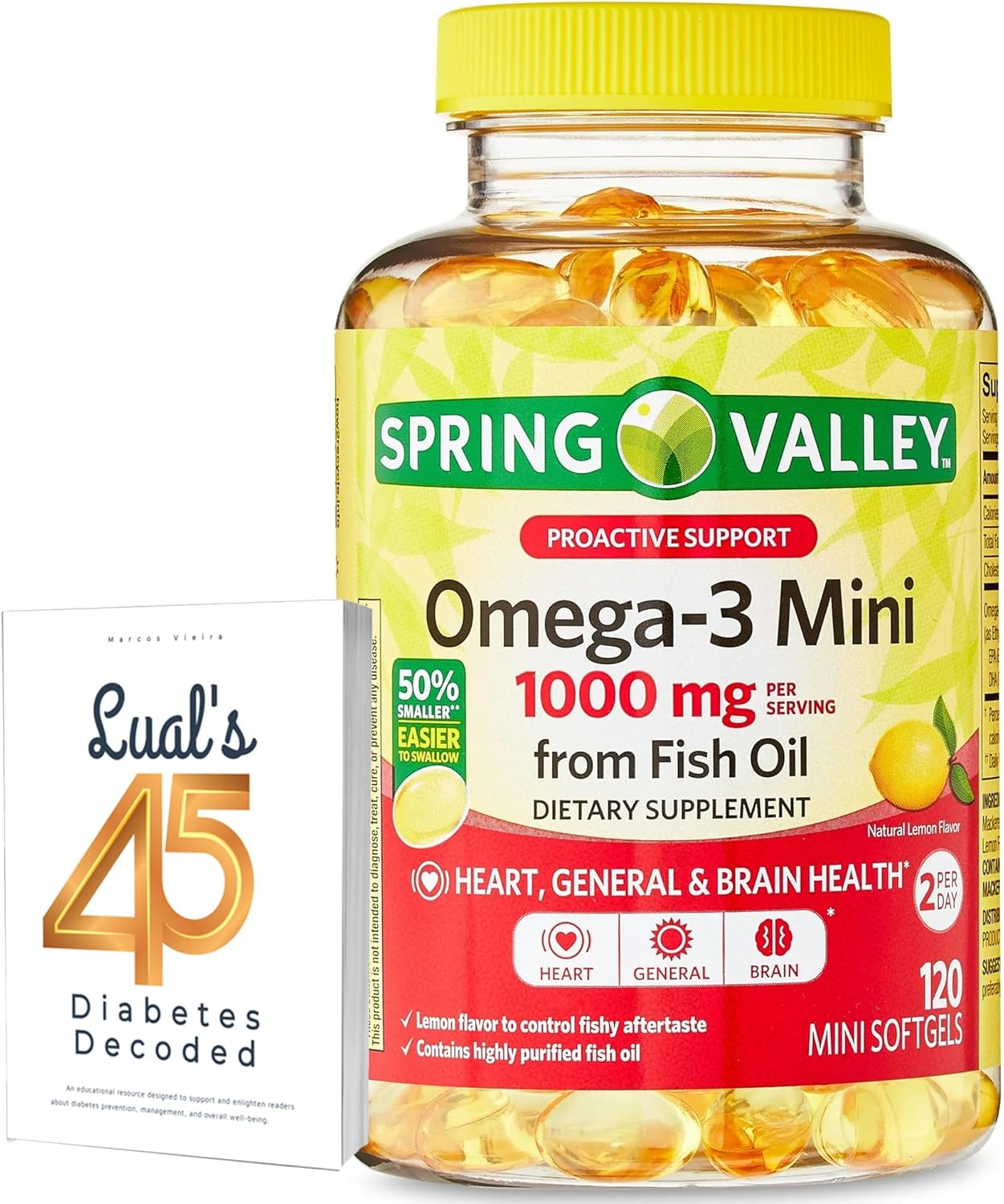 Wholesale Spring Valley Omega-3 Mini from Fish Oil 1000 mg, 120 Count ...