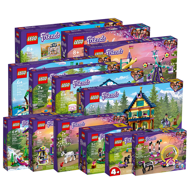 Wholesale new LEGO 41679 forest cabin 41681 forest camper and sailboat ...