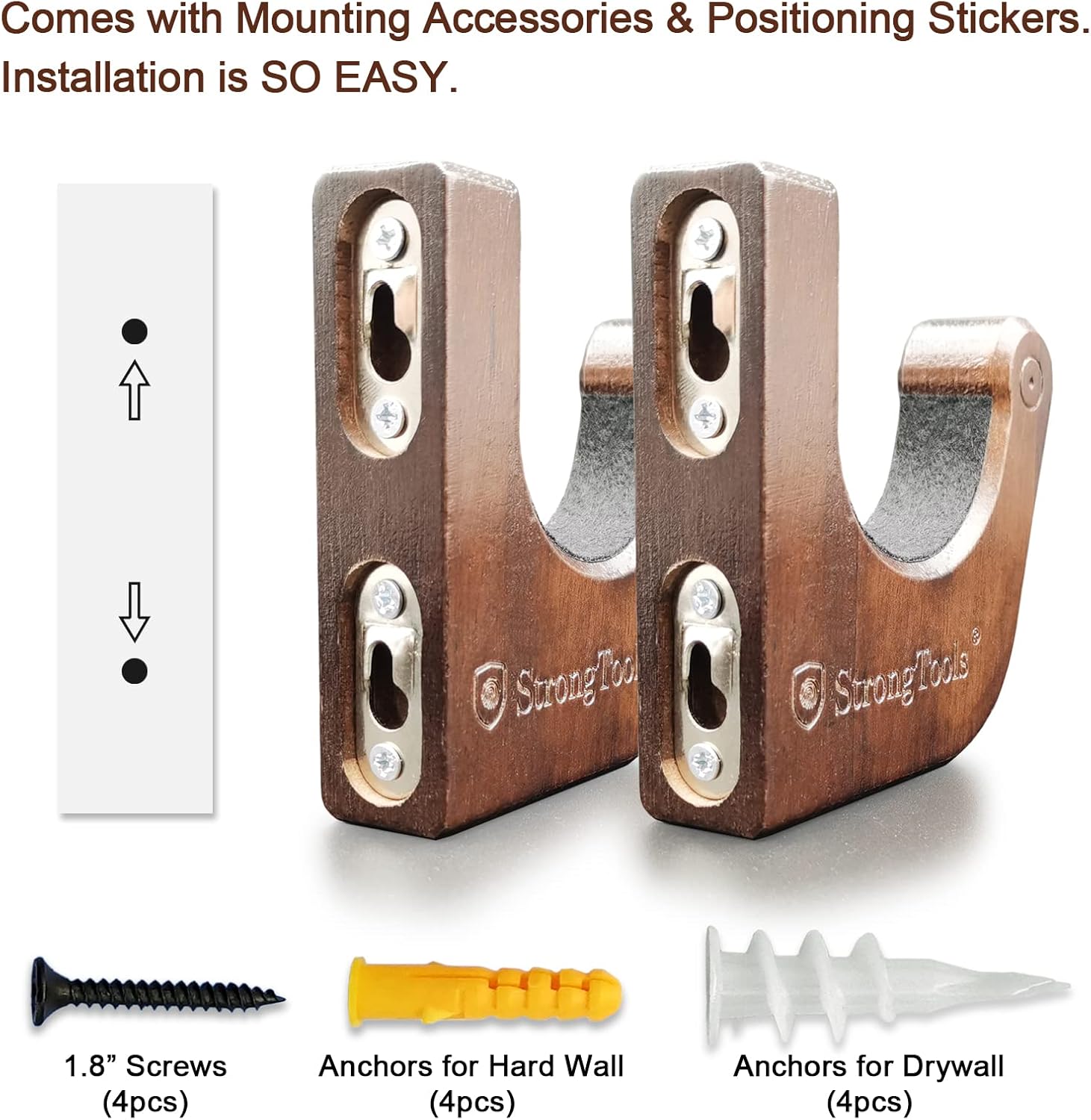 Wholesale Hardwood Gun Rack for Rifle Shotgun Bow, Solid Wood Wall ...