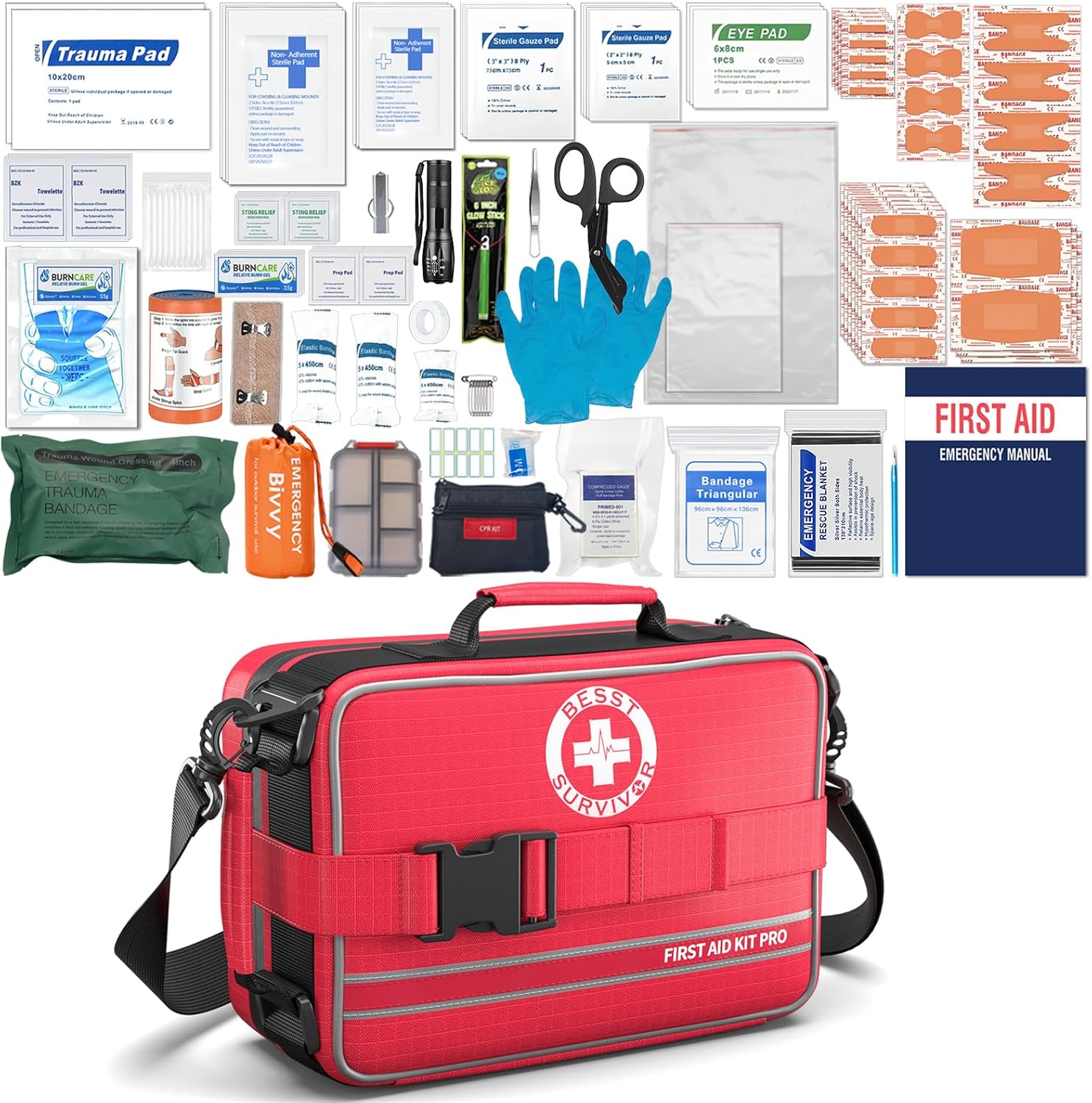 Wholesale Comprehensive First Aid Kits- Advanced Trauma Kits with ...