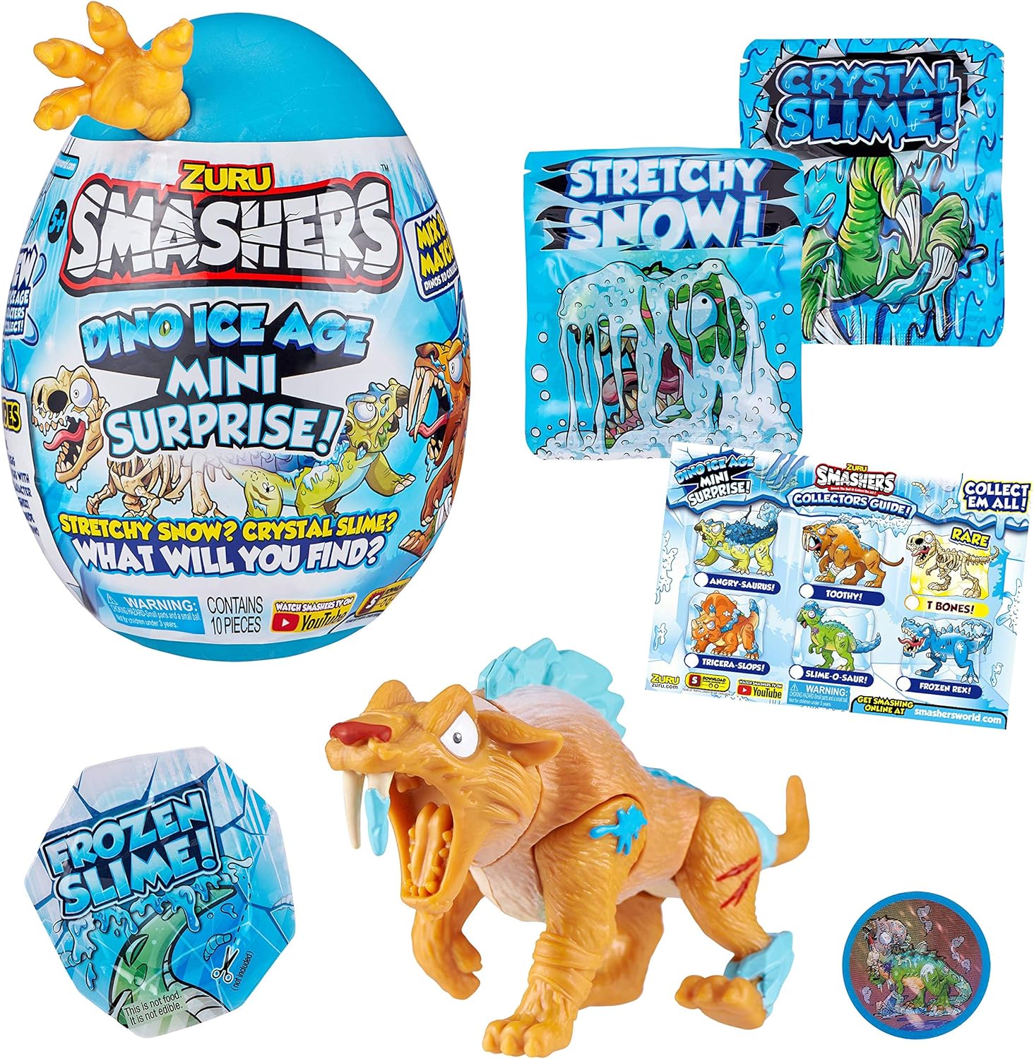 Wholesale Smashers Dino Ice Age Sabre Tooth Tiger by ZURU Mini Surprise ...