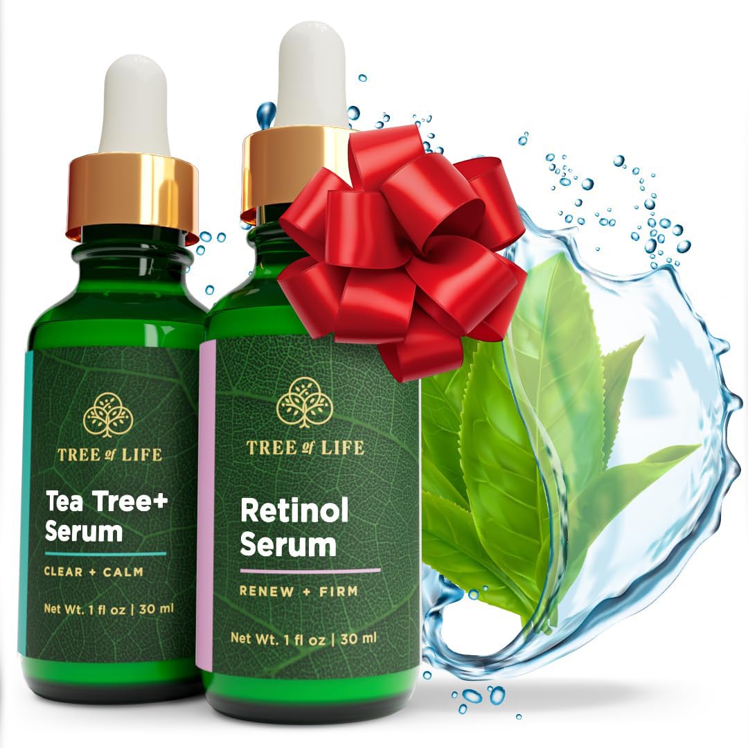 Wholesale Tree of Life Retinol Serum & Tea Tree Serum for Face - Skin ...