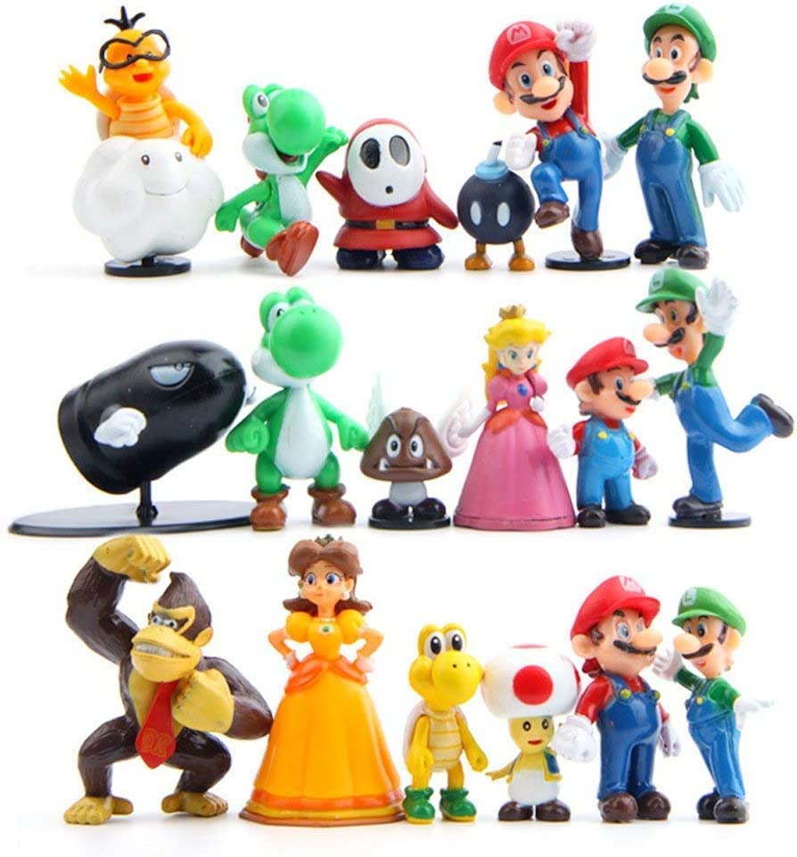 Wholesale GRIKAI 18pcs/set Piece Super Mario Bros Super Mary Princess ...
