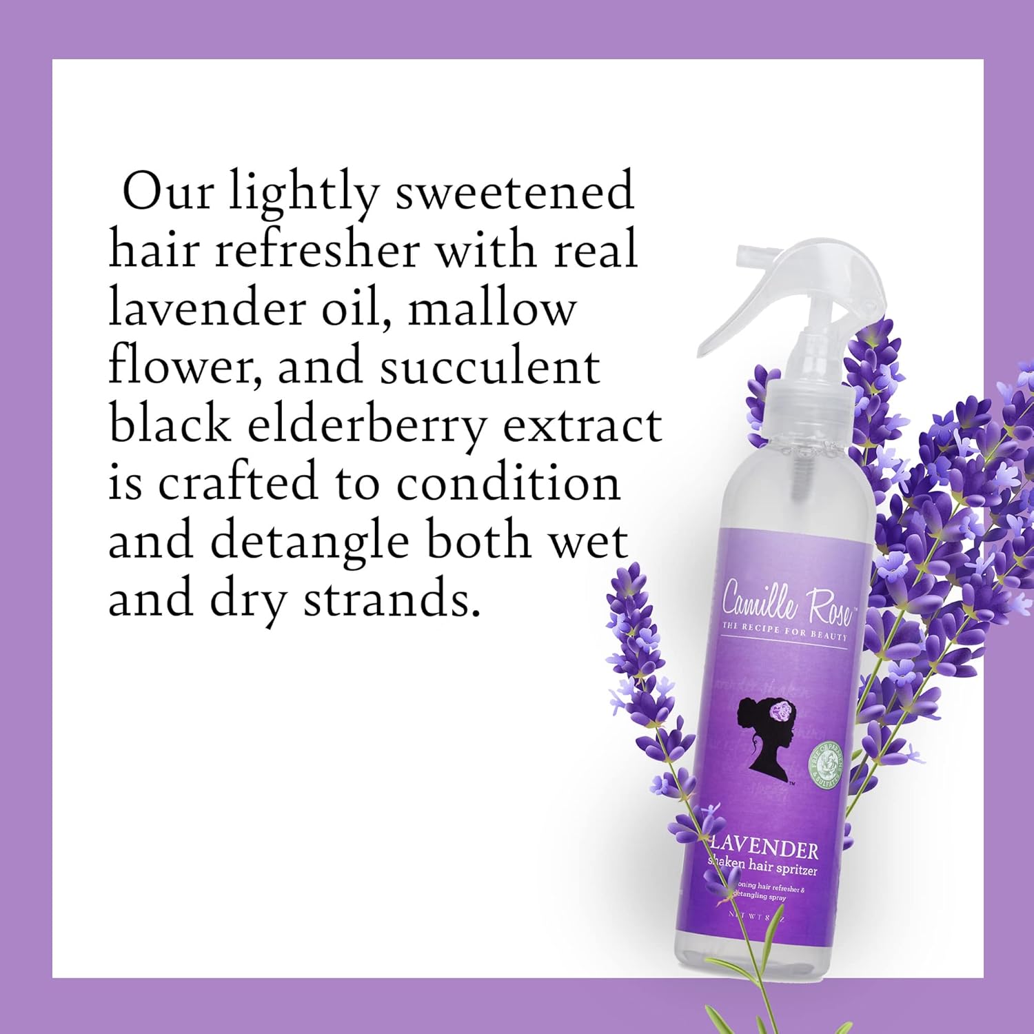 Wholesale Camille Rose Lavender Shaken Hair Spritzer, 8 oz | Supply ...