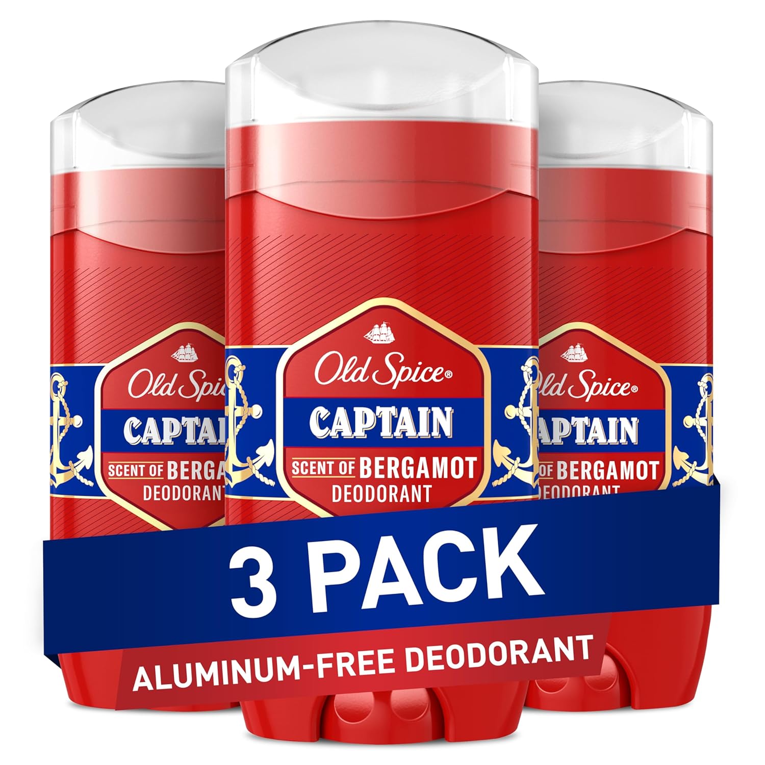 Wholesale Old Spice Red Collection Deodorant for Men, Captain Scent, 3 ...