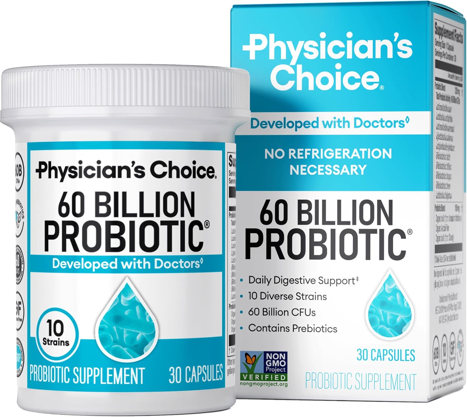 Wholesale Physician's Choice Probiotics 60 Billion CFU - 10 Strains ...