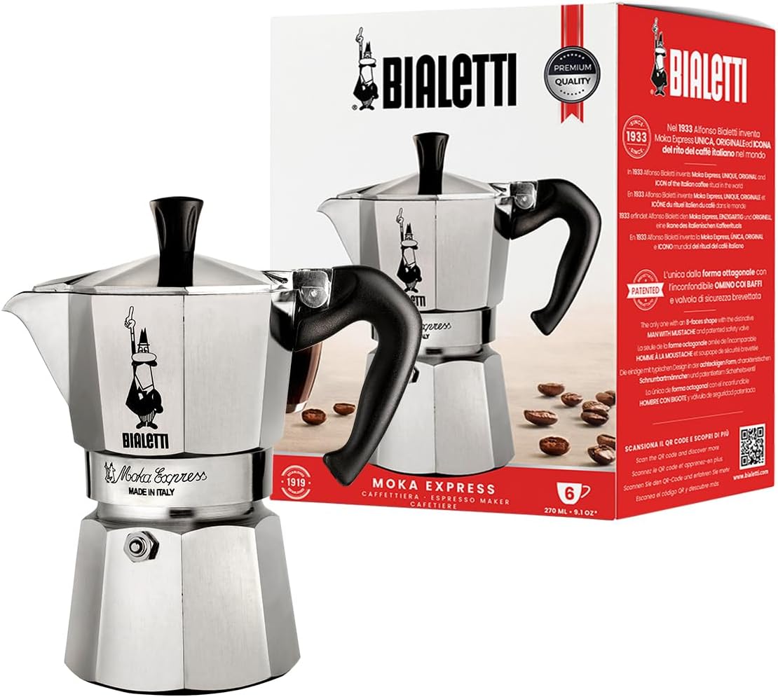 Wholesale Bialetti Moka Express Iconic Italian Stovetop Espresso Maker ...