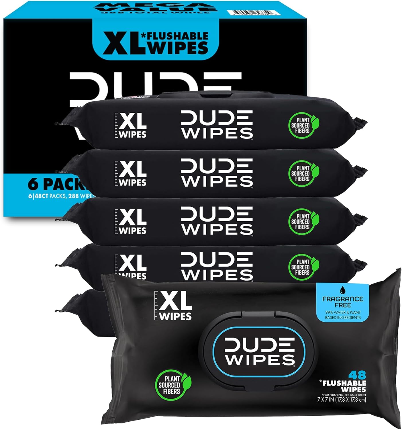 Wholesale DUDE Wipes - Flushable Wipes Unscented - (6 Pack) 288 Wipes ...