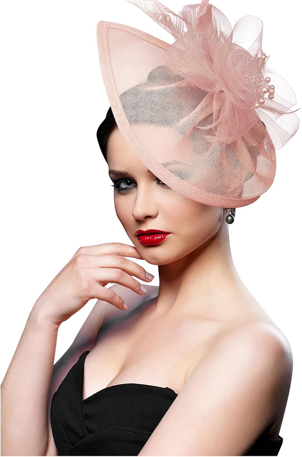 Black Fascinator Hats For Women Women's Fascinator Hat - Tea Party ...