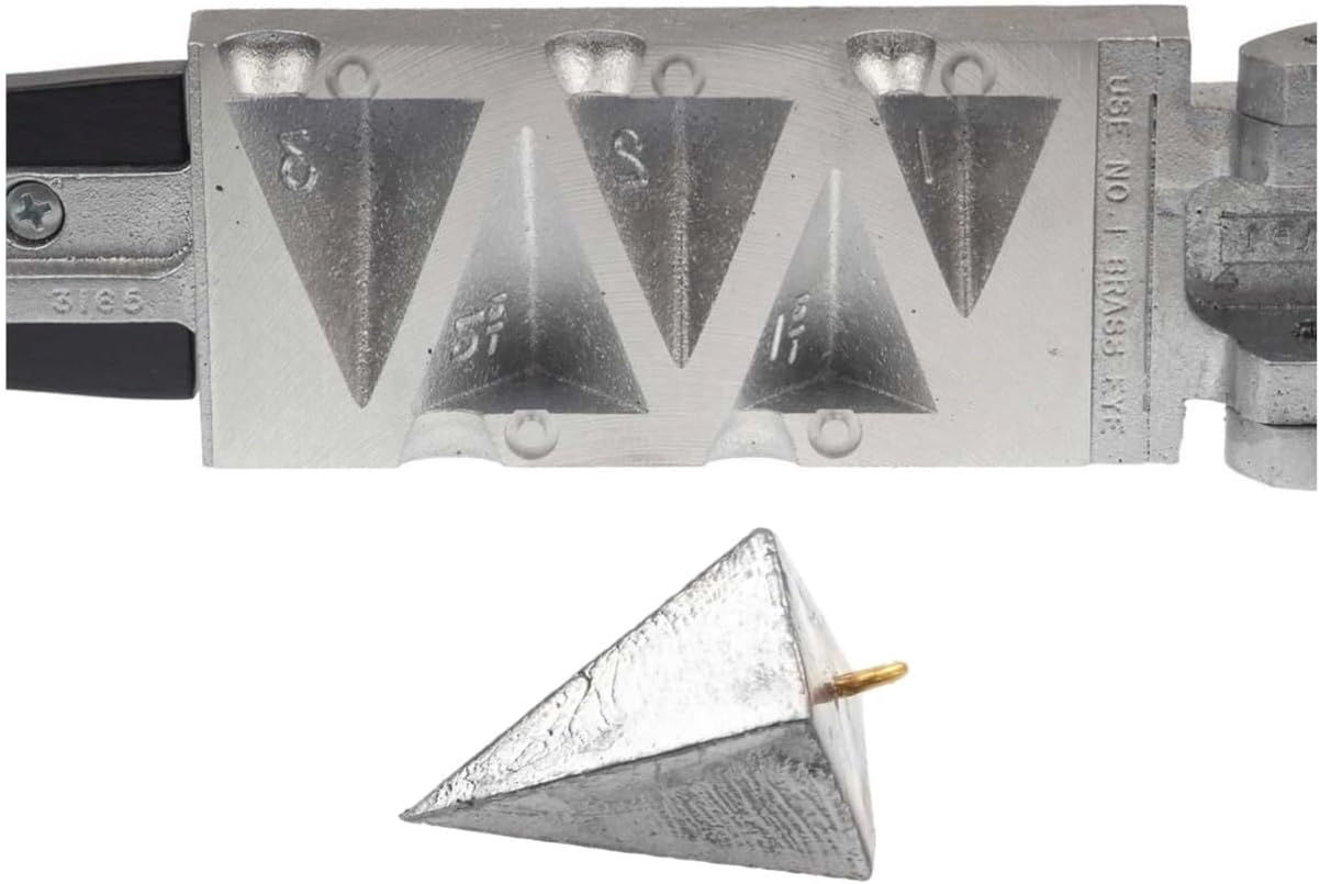 Pyramid Fishing Sinker Casting Mold Assortment Do-It Pyramid - PM-5-AB ...