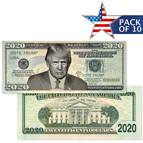 Wholesale Twenty-Twenty Dollars | Donald Trump 2020 Dollar Bill [Pack ...