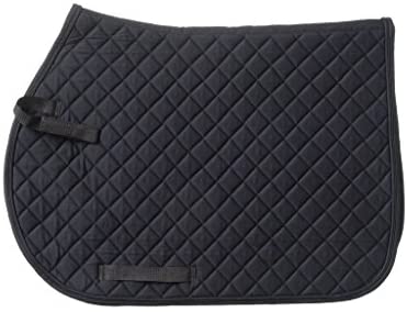 Wholesale JT International Quilted Square English Saddle Pad Black ...