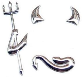 Wholesale MIAOKASI Cute 3D PVC Small Devil Style Demon Car Sticker Auto ...